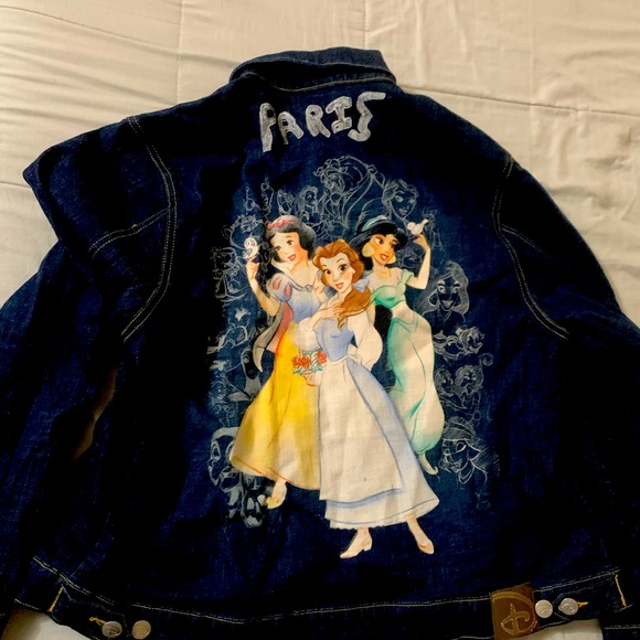 Disney | Jackets & Coats | Disney Princess Denim Jacket Paris | Poshmark